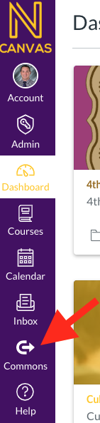 Using Canvas Commons